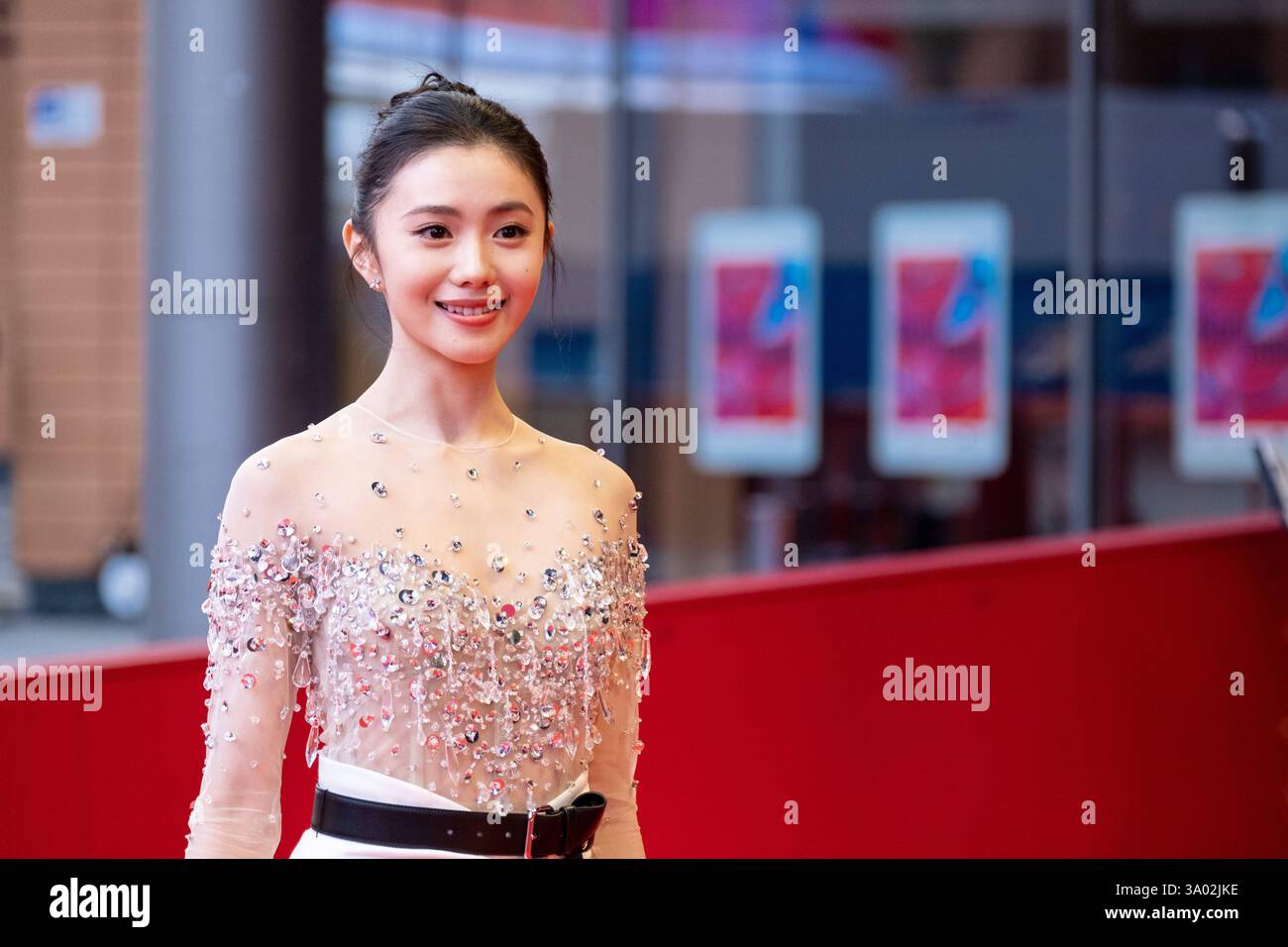 Schauspielerin Liu Haocun bei der Premiere des Films XIANG FEI DE NV ...