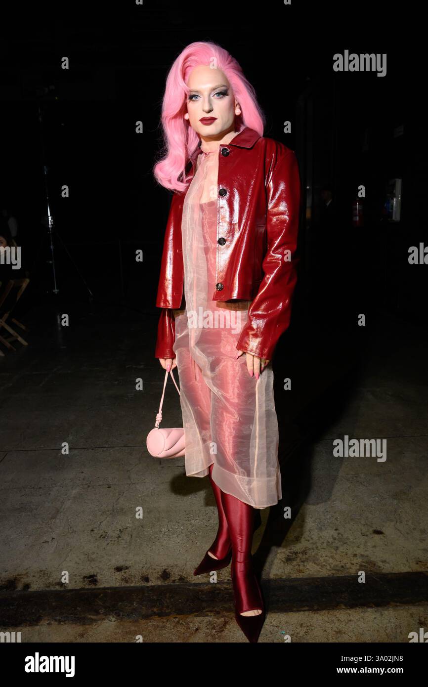 Milan, Italy. 01st Mar, 2025. Stephanie Glitter Milano Fashion Week ...