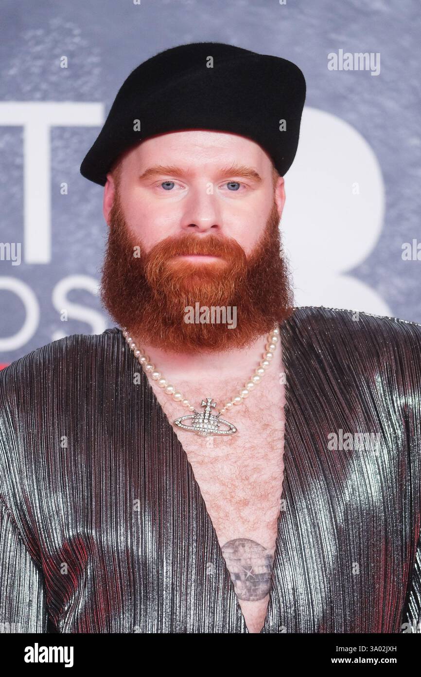 London, UK. 1st Mar, 2025. Jay Beech seen at the The BRIT Awards, 2025 ...