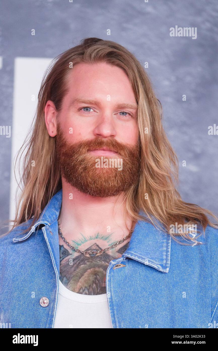London, UK. 1st Mar, 2025. Sam Ryder seen at the The BRIT Awards, 2025 ...