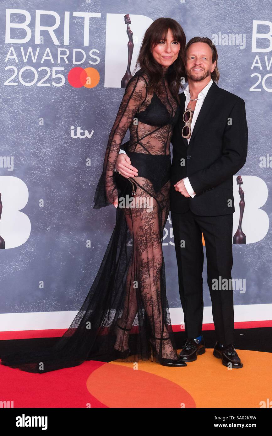London, UK. 1st Mar, 2025. Davina McCall seen at the The BRIT Awards ...
