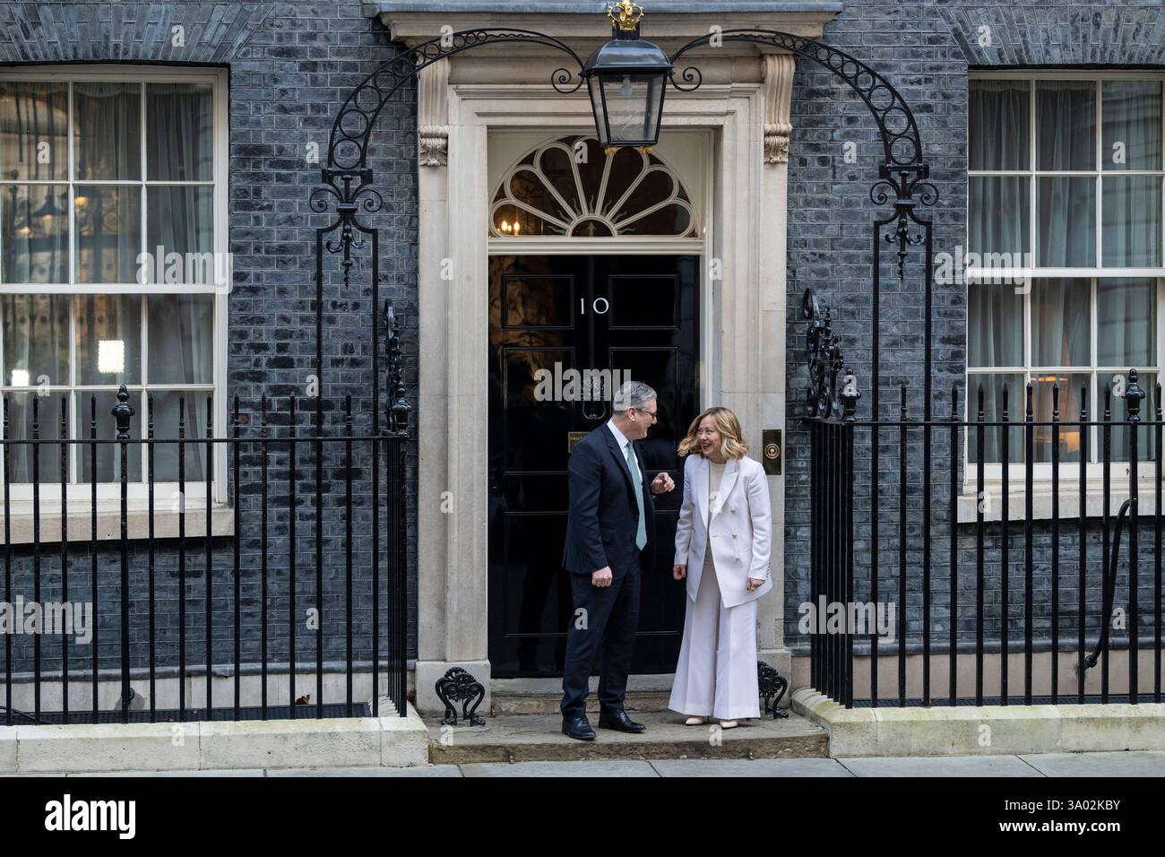 London, UK. 2 March 2025. Prime Minister of Italy, Giorgia Meloni ...