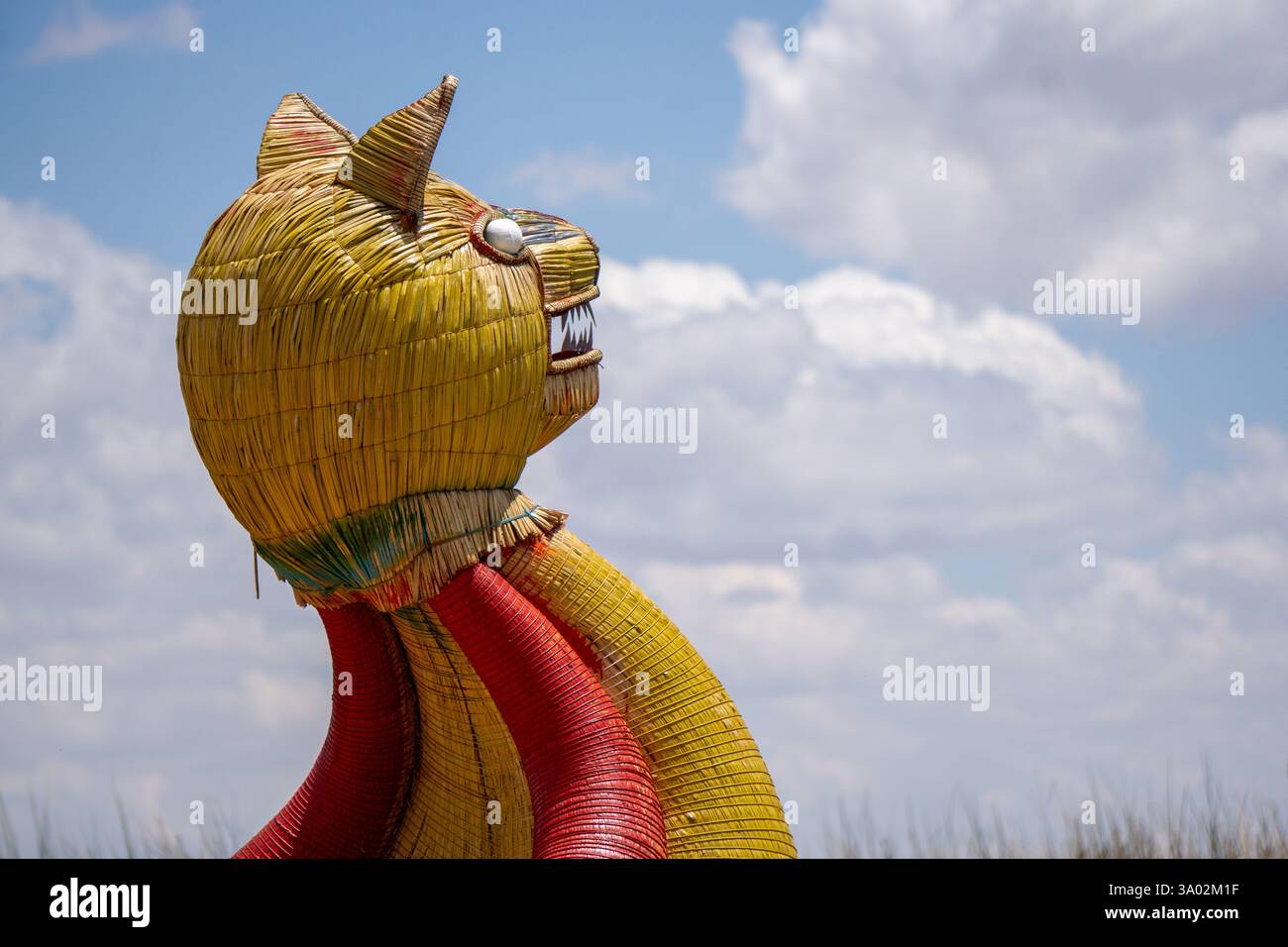 Traditional Uros Totora Rafts on Lake Titicaca Peru Floating Islands ...