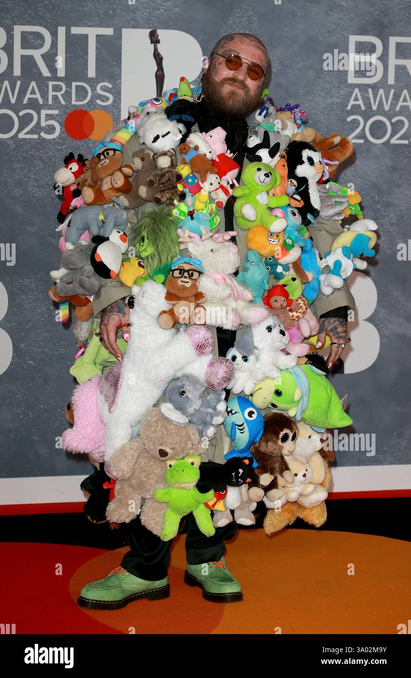 Teddy Swims attends The BRIT Awards 2025 at Intercontinental Hotel London at The O2 on March 01 ...