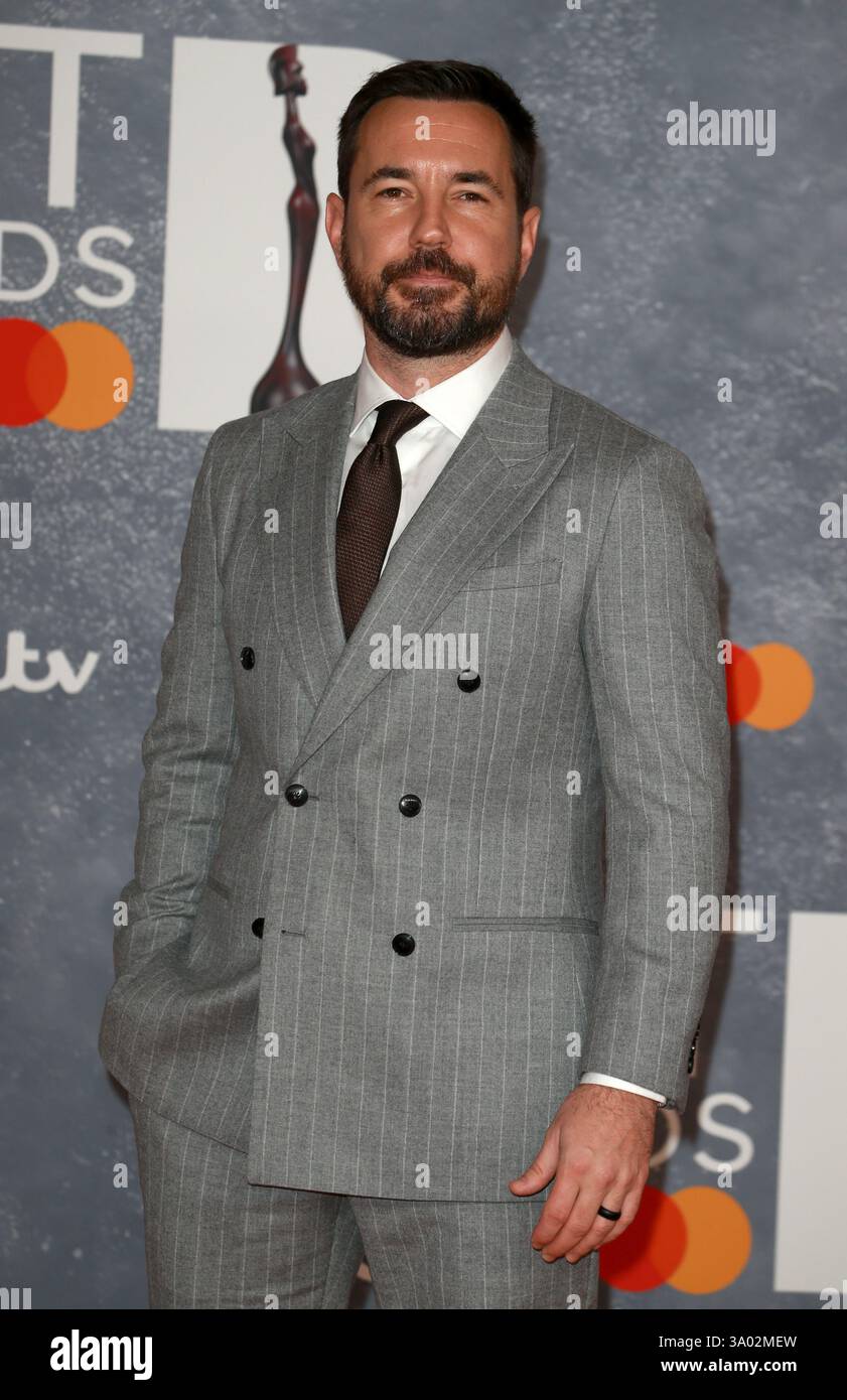 Martin Compston attends The BRIT Awards 2025 at Intercontinental Hotel ...