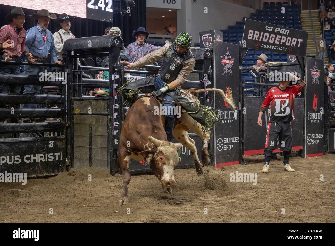 Ramon De Lima rides Wildfire during the Professional Bull Riders (PBR ...