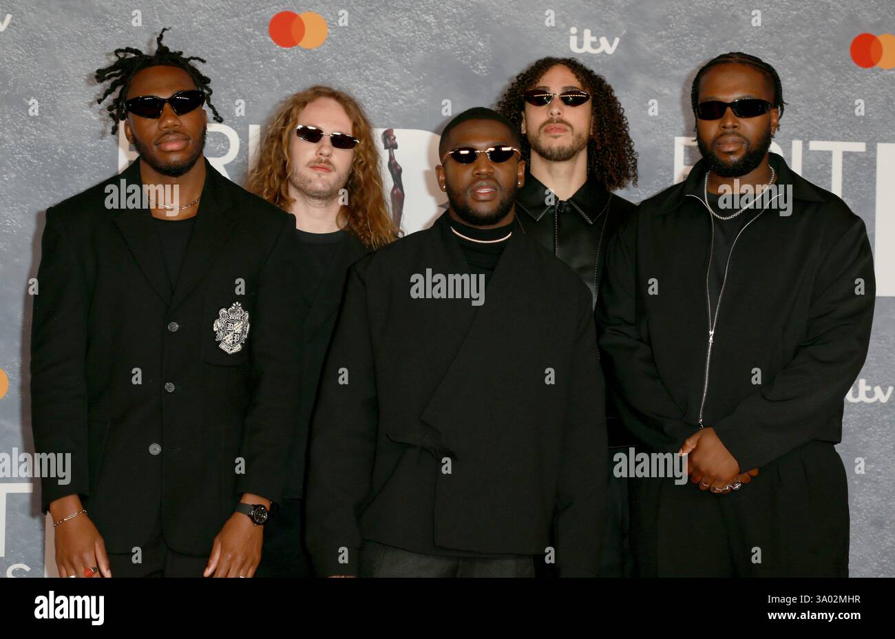 Ezra Collective attends The BRIT Awards 2025 at Intercontinental Hotel ...