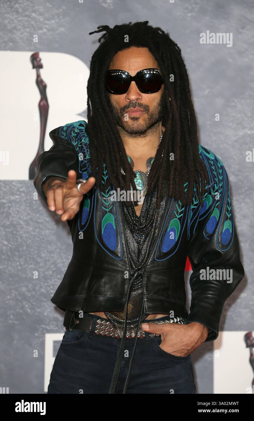 Lenny Kravitz attends The BRIT Awards 2025 at Intercontinental Hotel ...