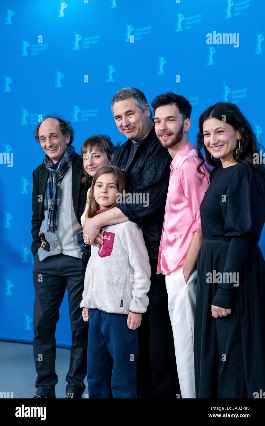 Schauspieler Gabriel Spahiu, Regisseur Radu Jude, Adonis Tanta und Oana ...