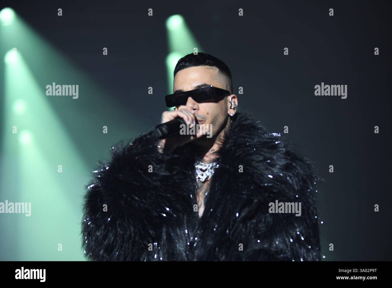 Padua, Italy. 01st Mar, 2025. Italian singer Sfera Ebbasta performs live for his tour "Tour 2025 ...