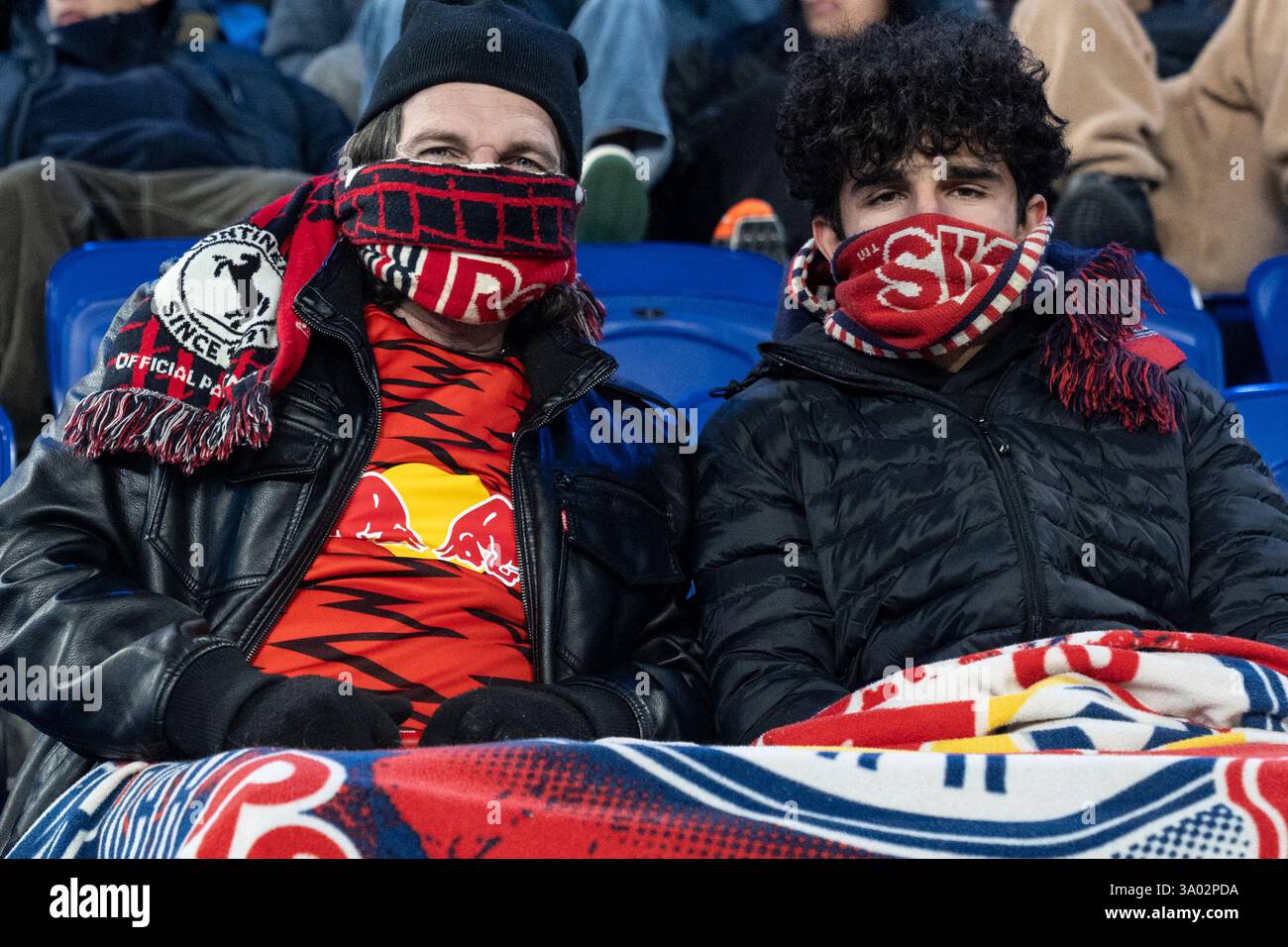 Fans filled the stadium despite bitter cold for the home opener of MLS ...