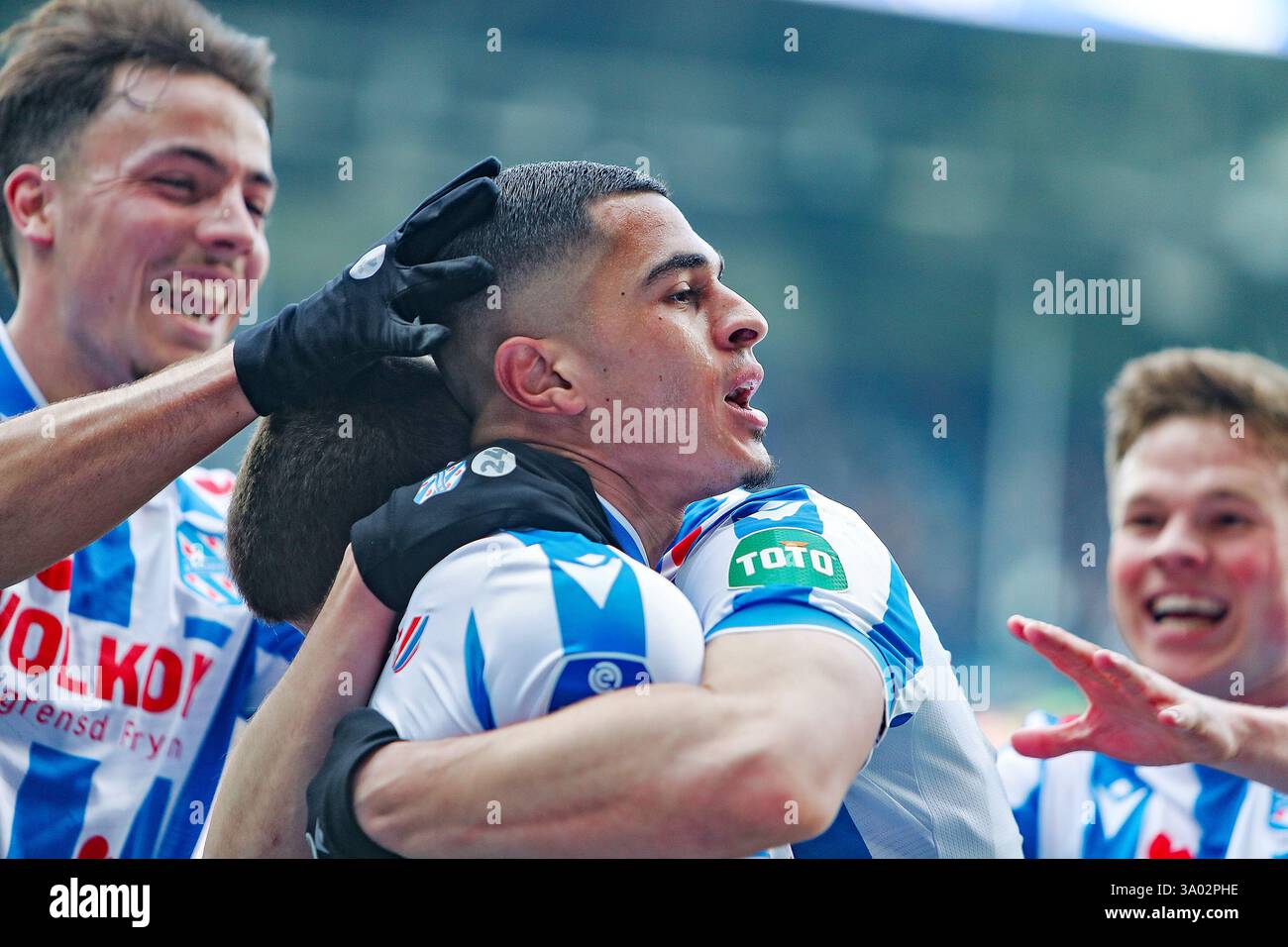 Heerenveen, Netherlands. 02nd Mar, 2025. HEERENVEEN - 02-03-2025, Abe Lenstra Stadion. Dutch ...