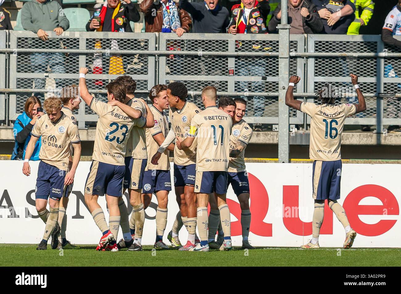 DEN HAAG, THE NETHERLANDS - MARCH 2: Nick de Groot of FC Den Bosch ...