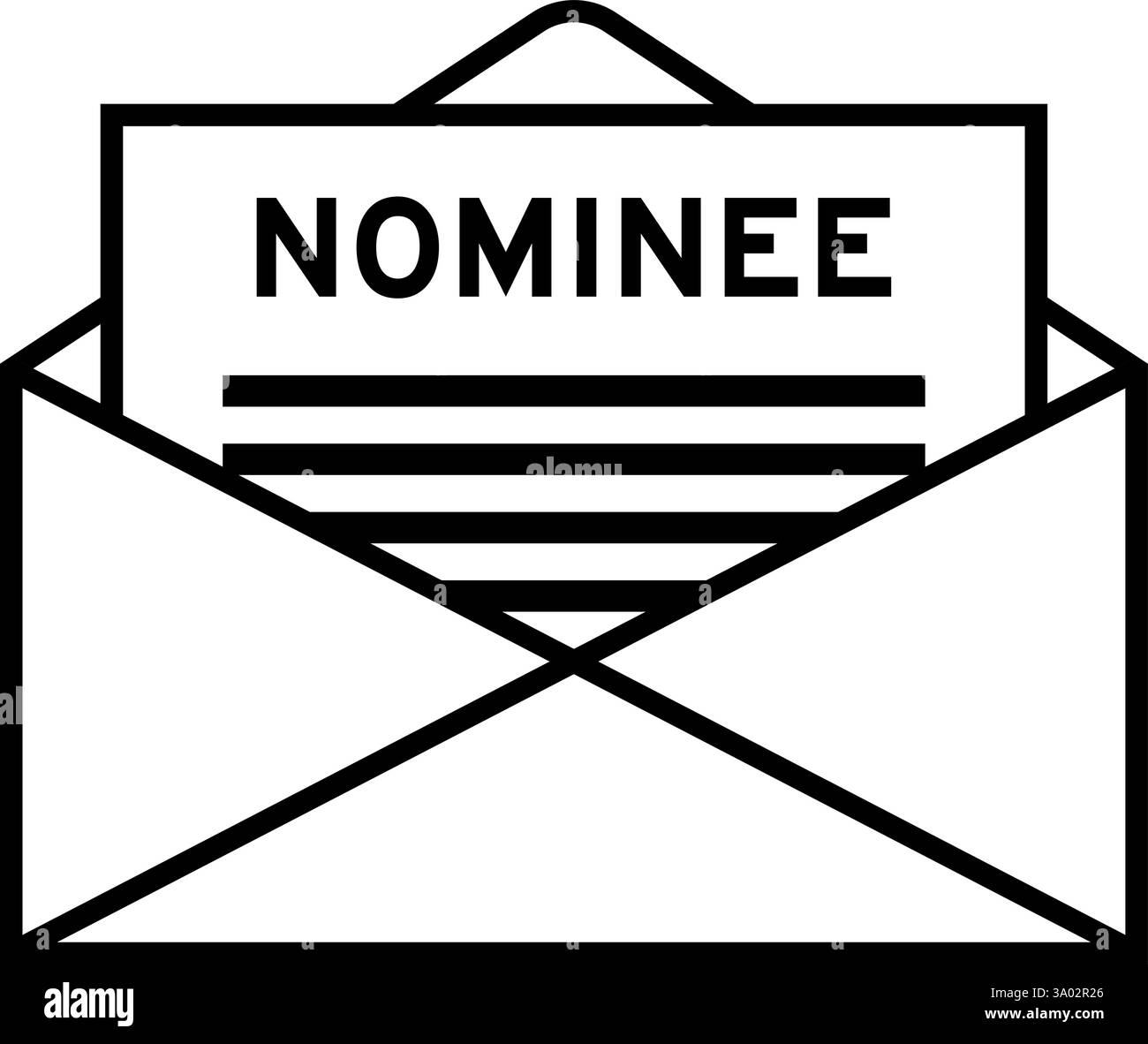 Nomination envelope Stock Vector Images - Alamy