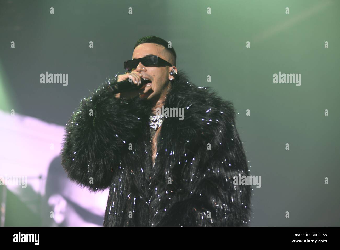 March 1, 2025, Padua, Italy, Italy: Italian singer Sfera Ebbasta ...