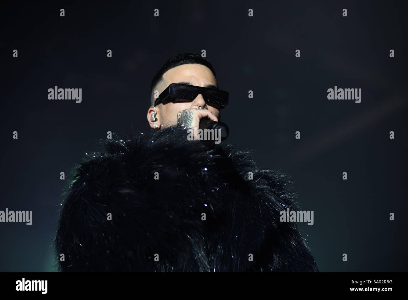 March 1, 2025, Padua, Italy, Italy: Italian singer Sfera Ebbasta ...