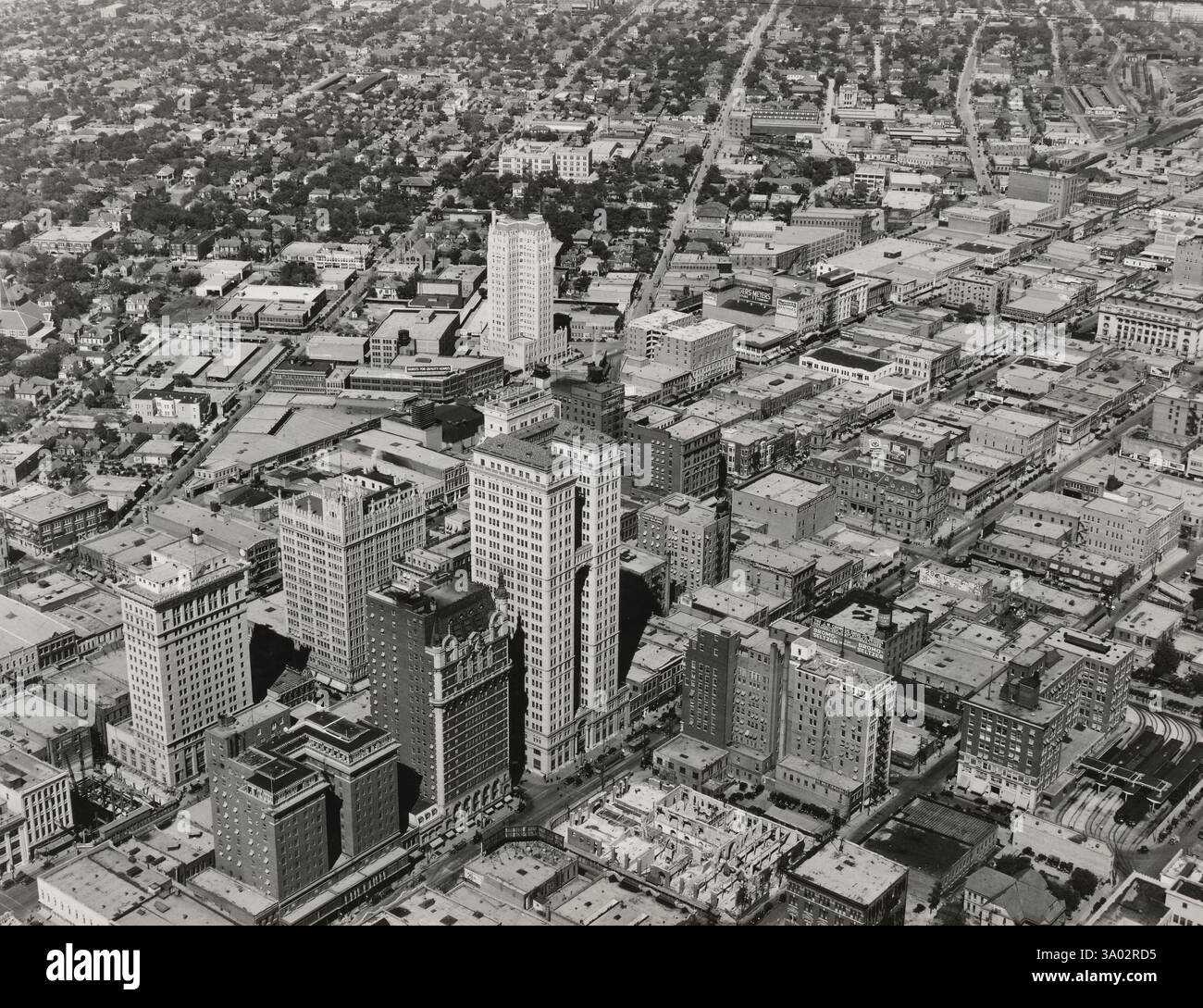 Aerial view of Dallas, Texas, circa 1925 Stock Photo - Alamy