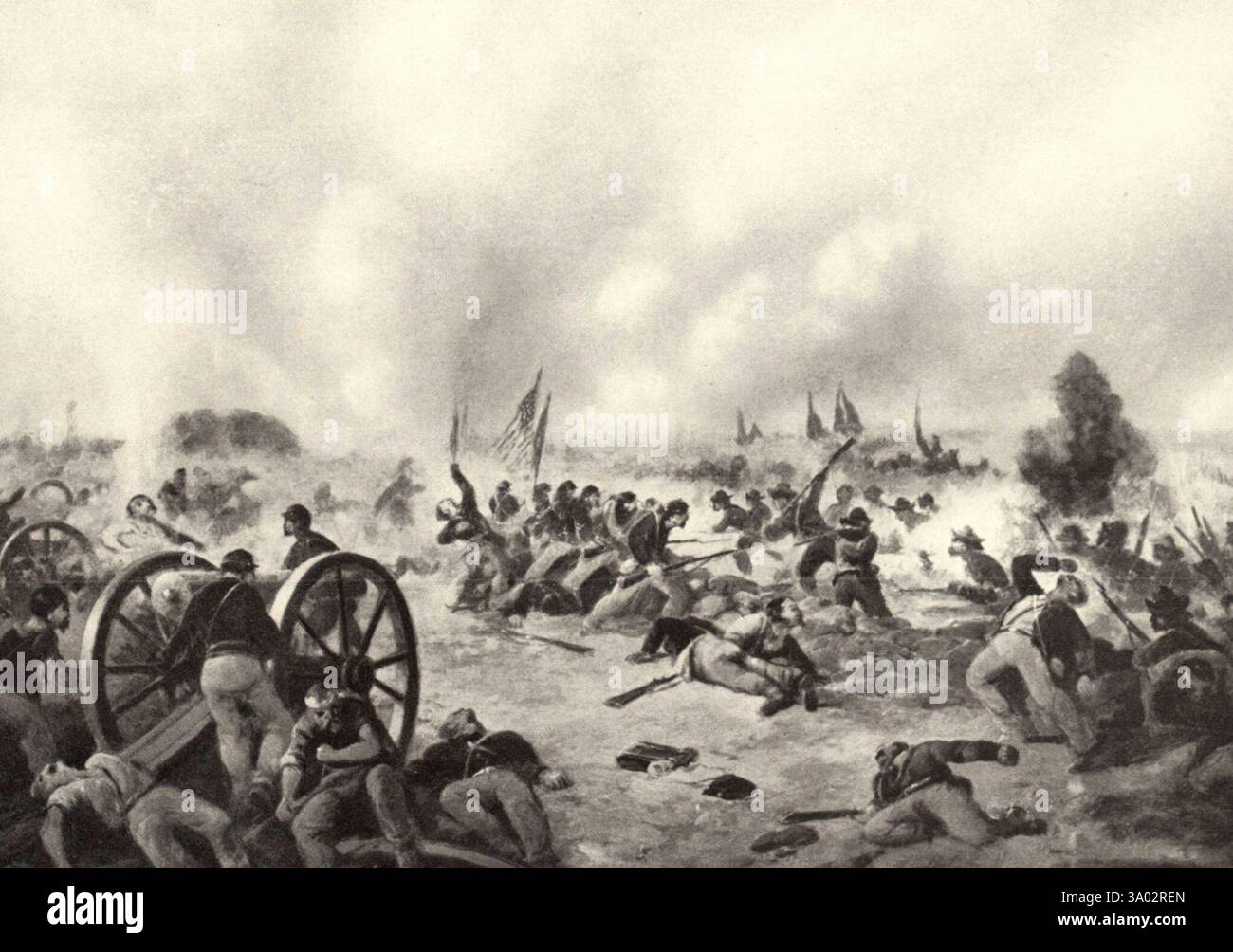 The Fight at the Bloody Angle, Third Day - Battle of Gettysburg ...