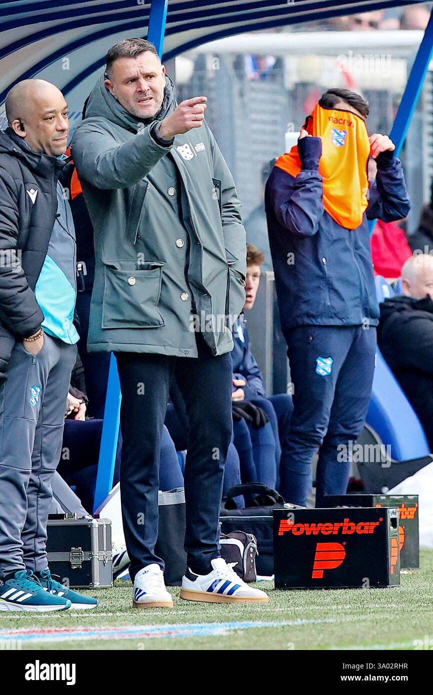 HEERENVEEN - 02-03-2025, Abe Lenstra Stadion. Dutch Eredivisie Football 2024 / 2025, during the ...