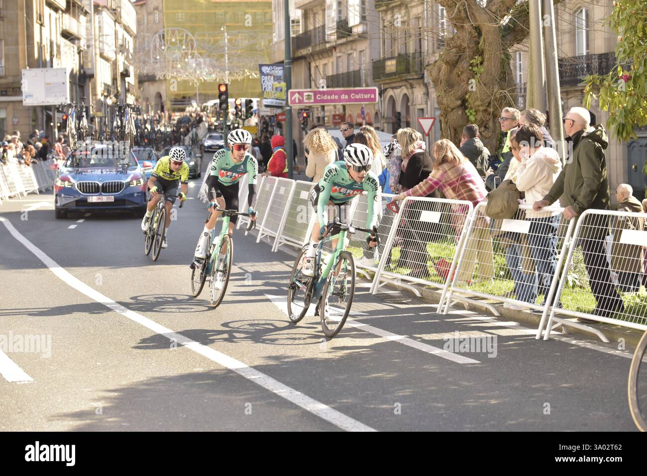 Santiago, Spain. 2nd March, 2025. mar,2th, 2025. images of the cycling ...