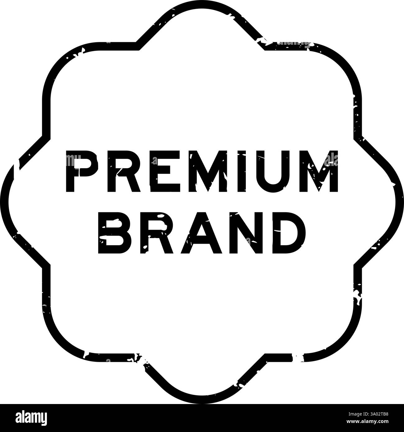 Grunge black premium brand word square rubber seal stamp on white background Stock Vector Image ...