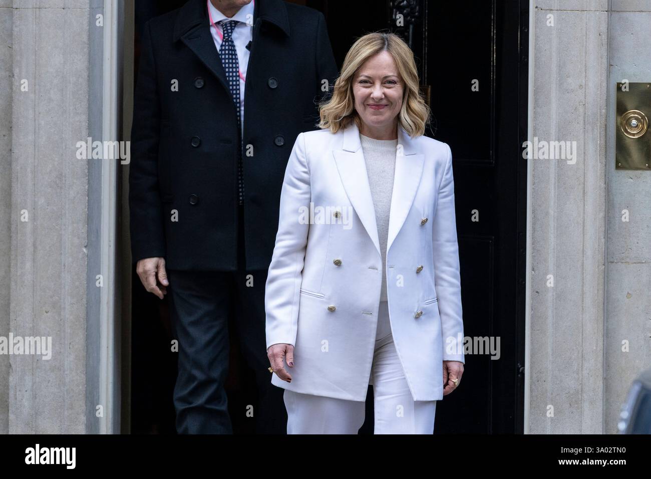London, UK. 2 March 2025. Prime Minister of Italy, Giorgia Meloni ...