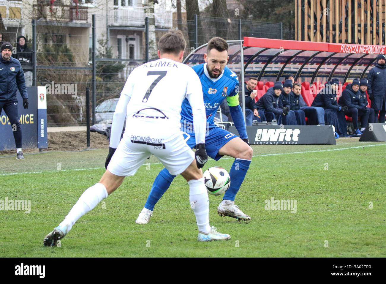 Krakow, Poland, 2nd March, 2025, football 2024 2025 PKO BP Ekstraklasa ...