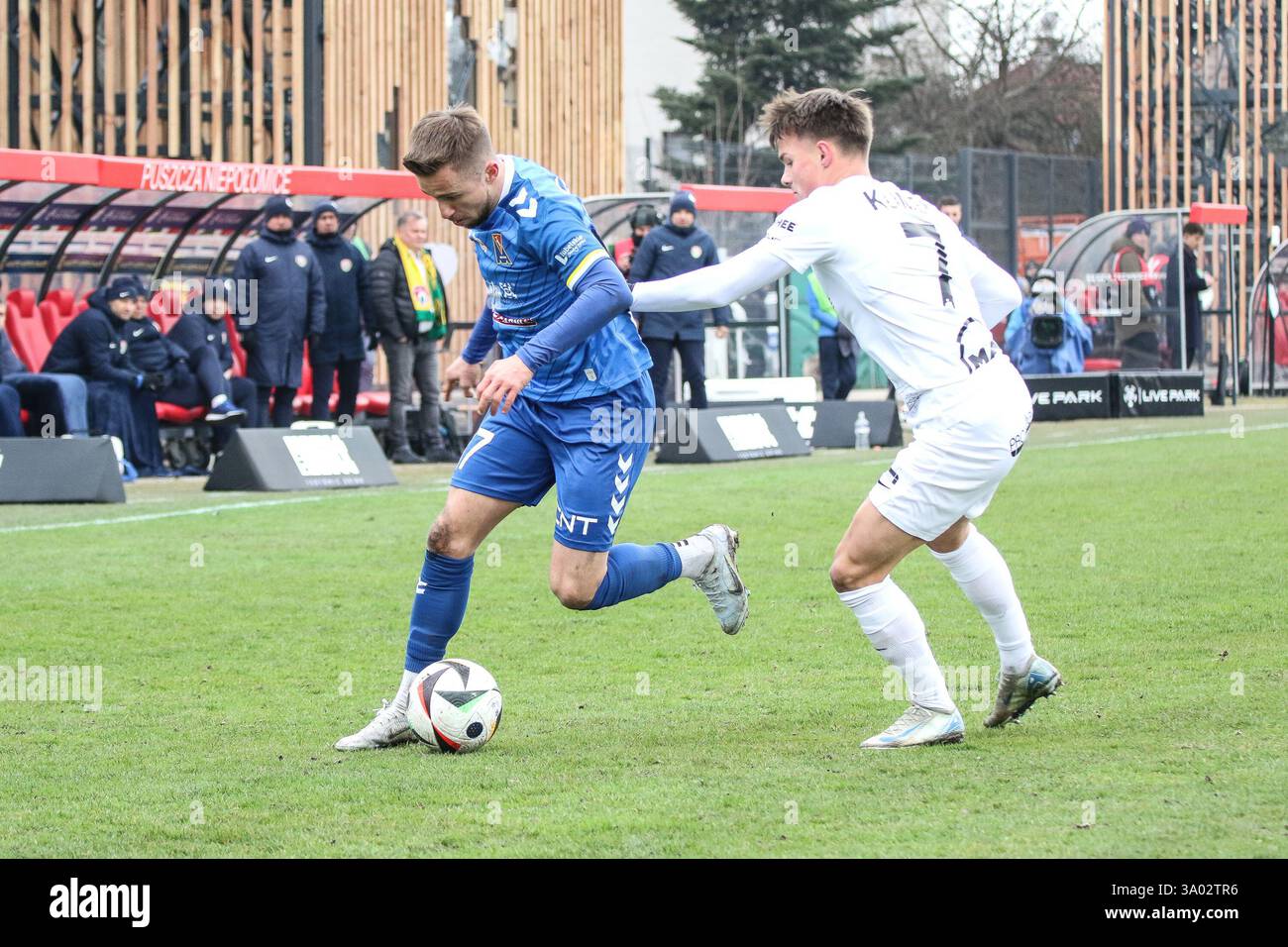 Krakow, Poland, 2nd March, 2025, football 2024 2025 PKO BP Ekstraklasa ...