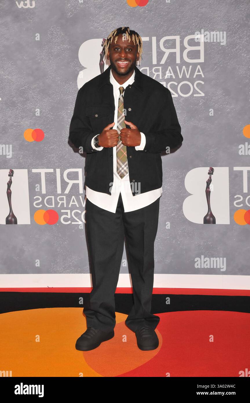 Myles Smith at the BRIT Awards 2025, The Ballroom, Intercontinental ...