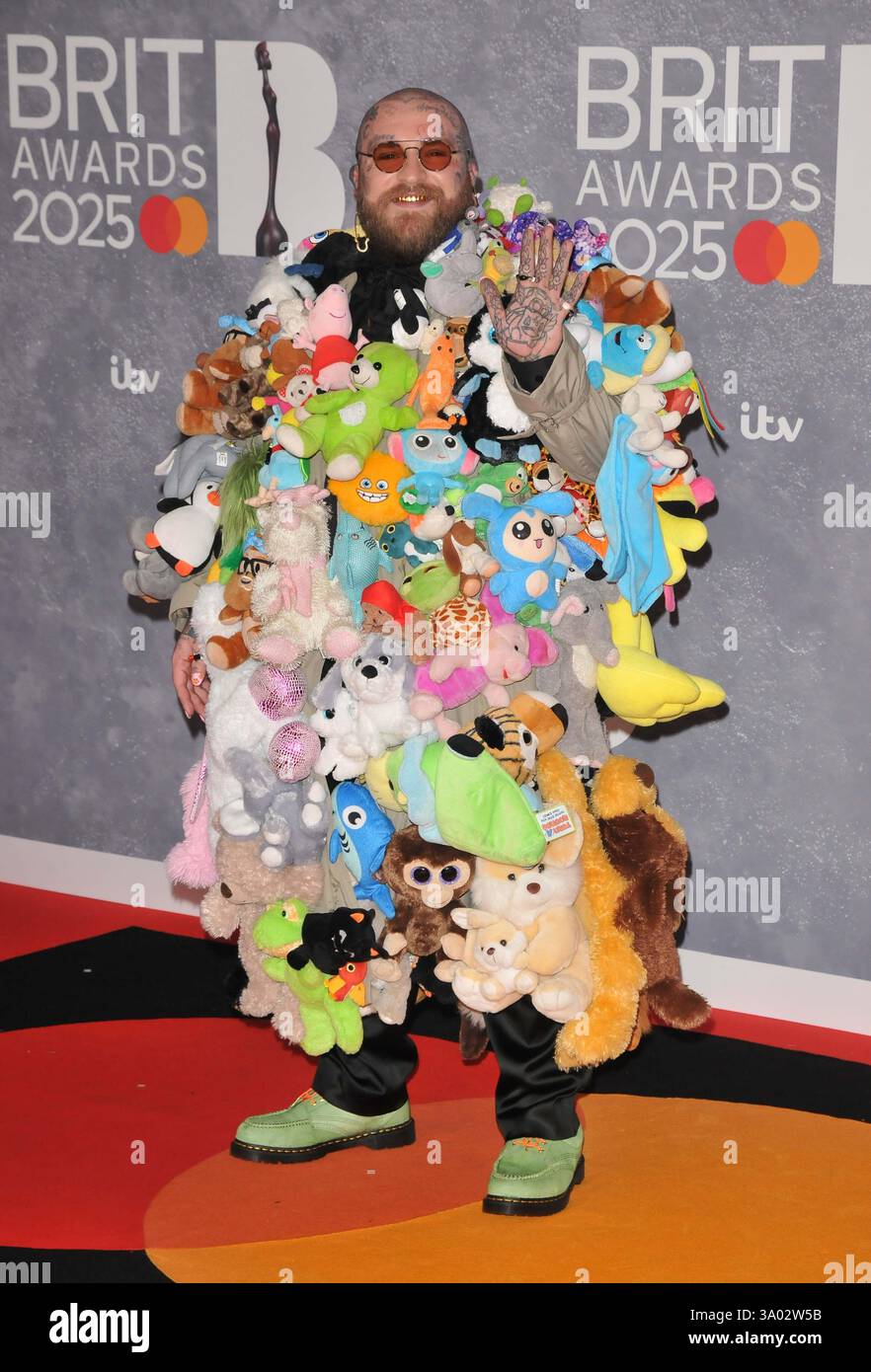 Teddy Swims at the BRIT Awards 2025, The Ballroom, Intercontinental ...