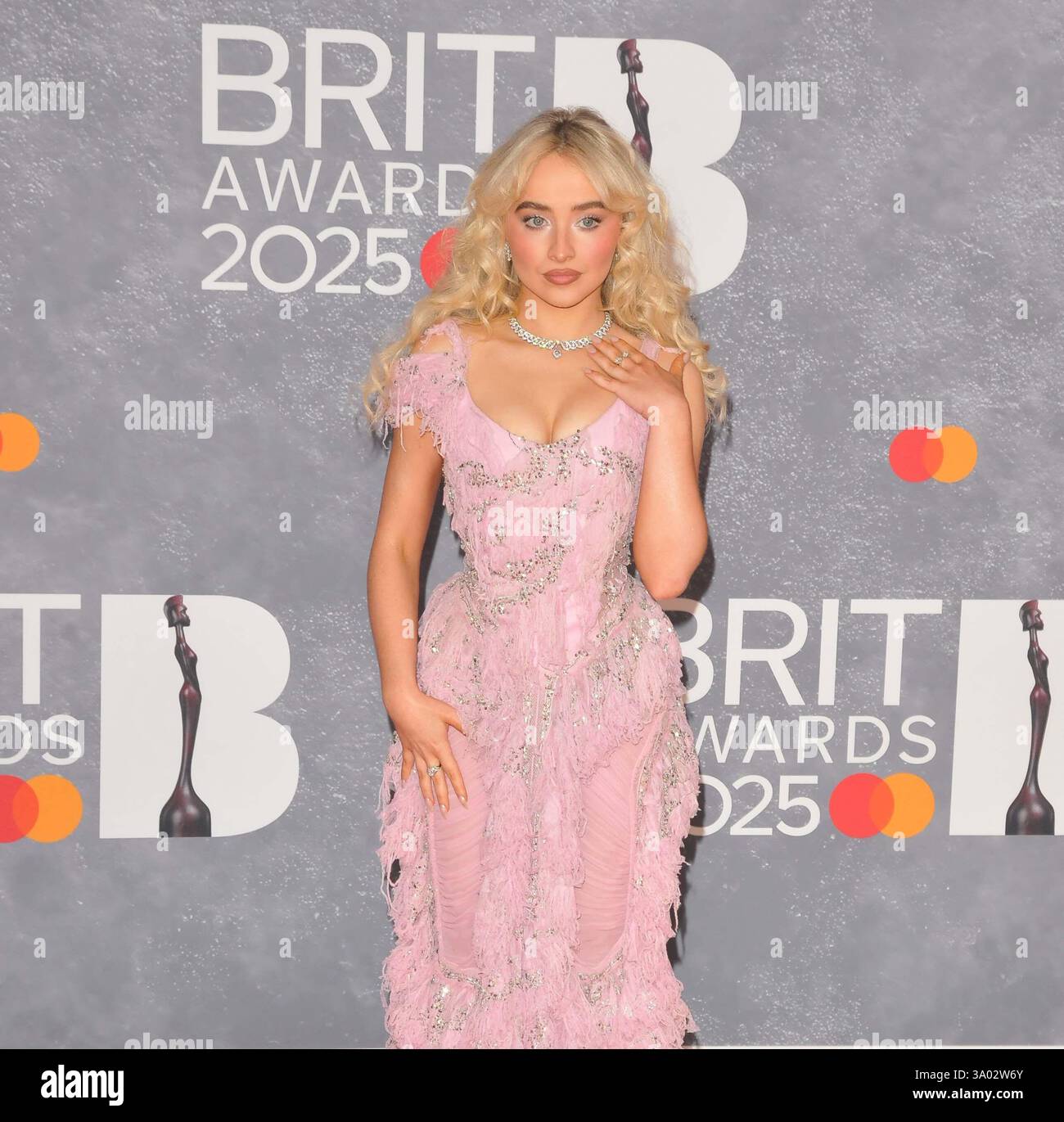 London, UK. 01st Mar, 2025. Sabrina Carpenter at the BRIT Awards 2025 ...