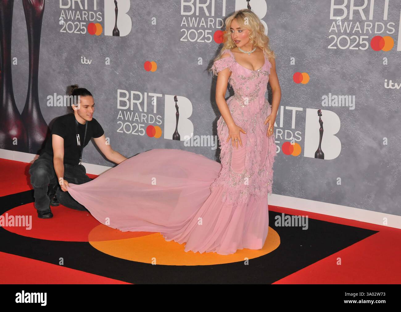 London, UK. 01st Mar, 2025. Sabrina Carpenter at the BRIT Awards 2025 ...