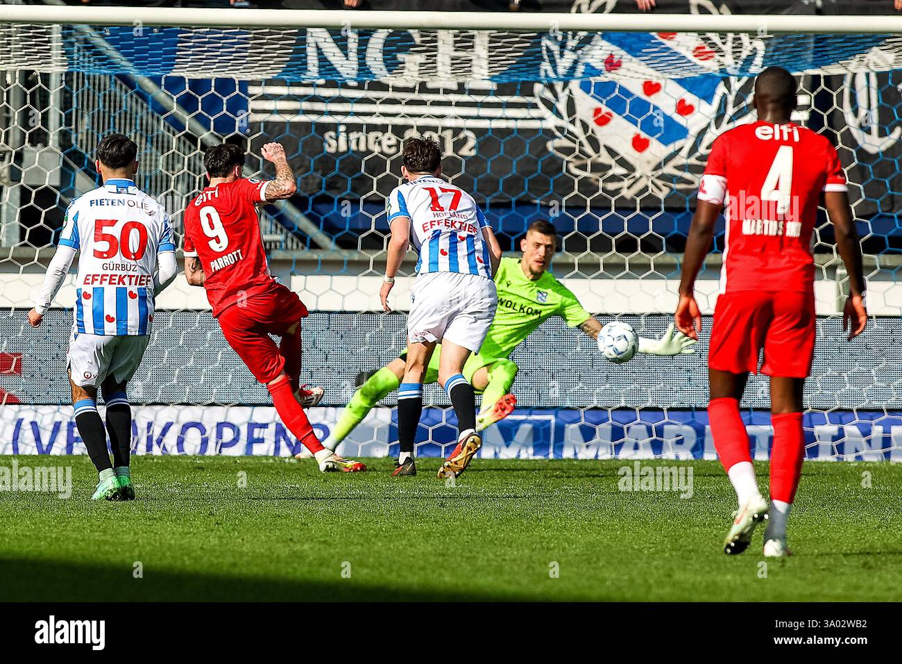 Heerenveen, Netherlands. 02nd Mar, 2025. HEERENVEEN - 02-03-2025, Abe Lenstra Stadion. Dutch ...