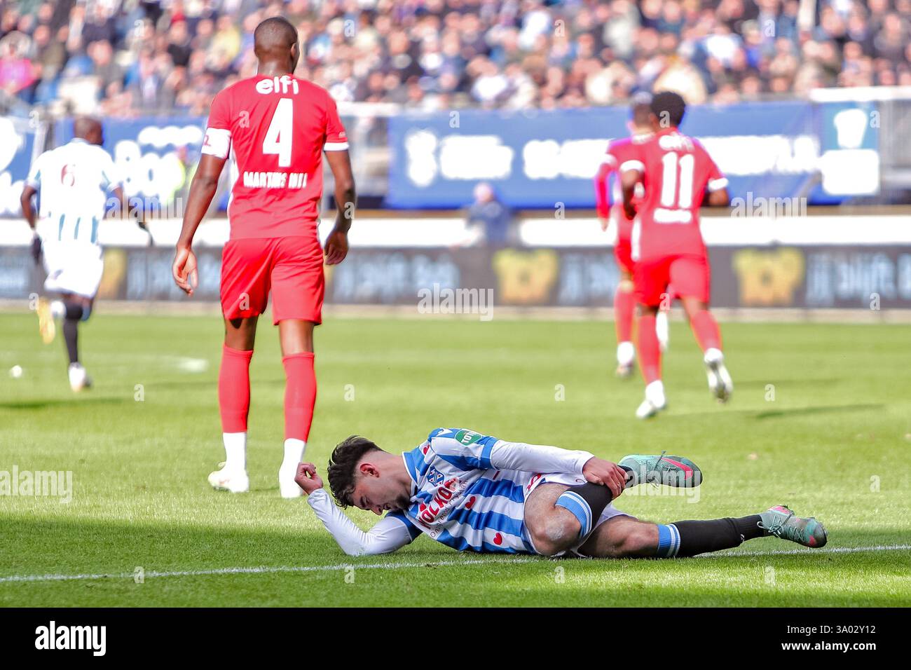 Heerenveen, Netherlands. 02nd Mar, 2025. HEERENVEEN - 02-03-2025, Abe Lenstra Stadion. Dutch ...