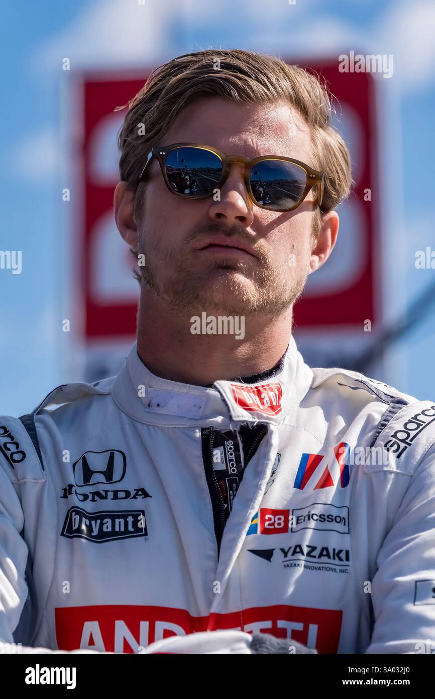 March 1, 2025, St. Petersburg, Fl, USA: NTT INDYCAR SERIES driver ...