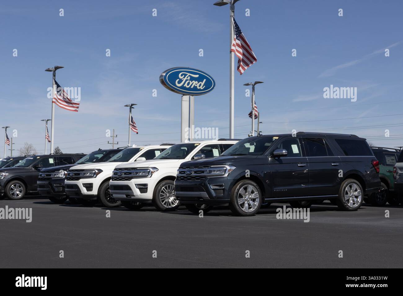 Greenwood - February 28, 2025: Ford Expedition display at a dealership ...