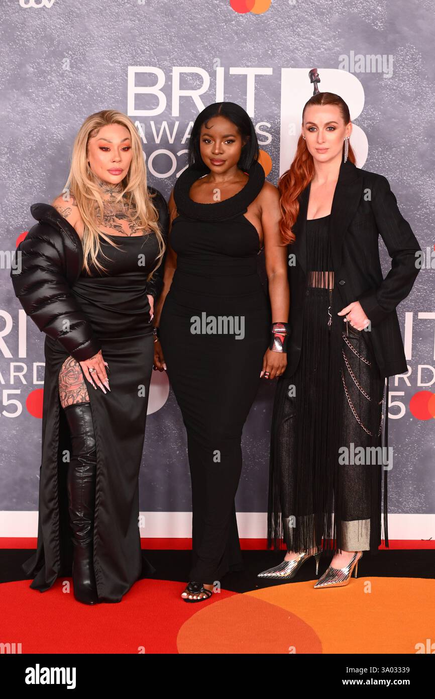 London, UK. 1 March 2025. Mutya Buena, Keisha Buchanan and Siobhan ...