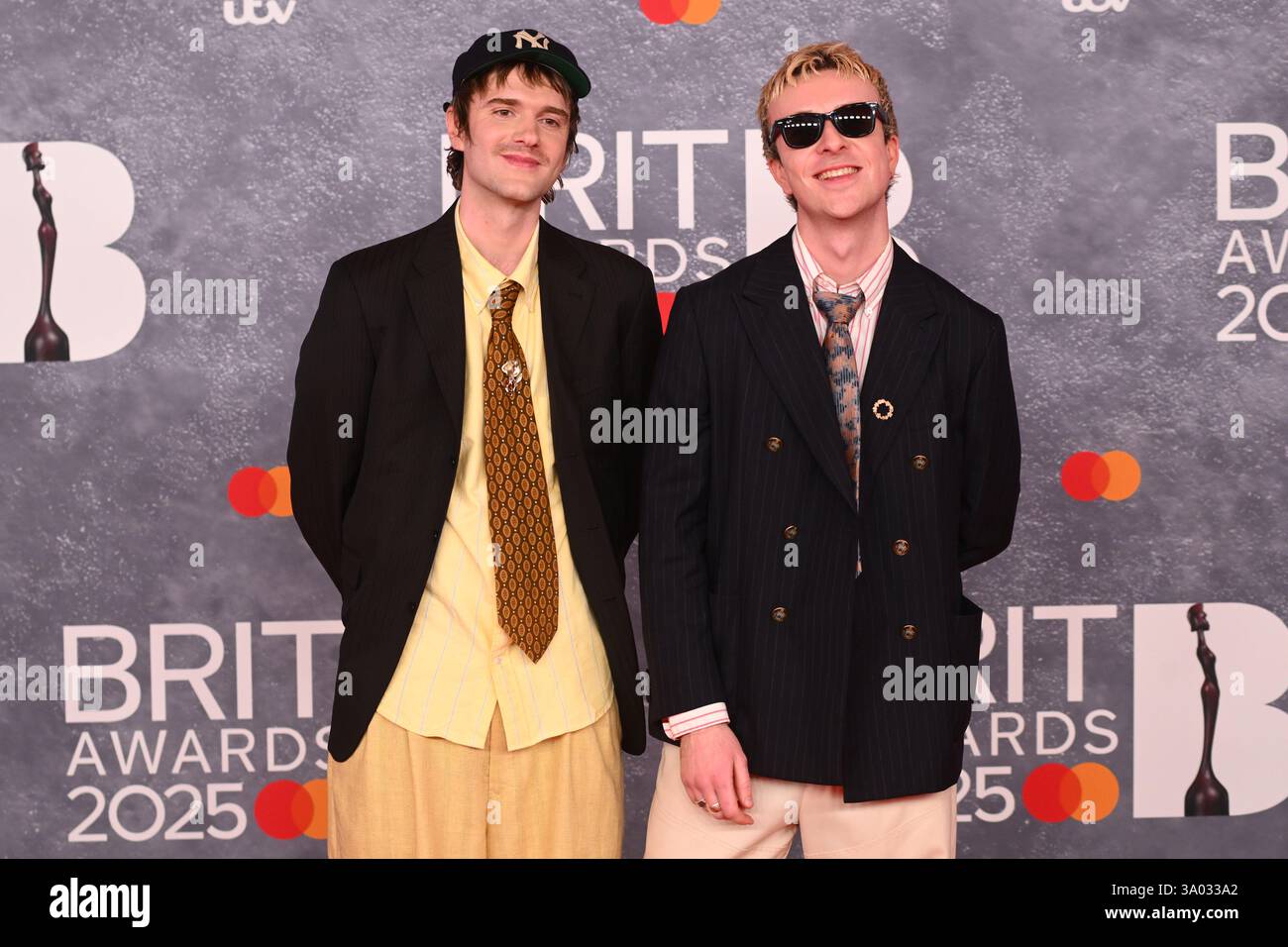 London, UK. 1 March 2025. Scott Verrill and Oli Fox arriving for The ...