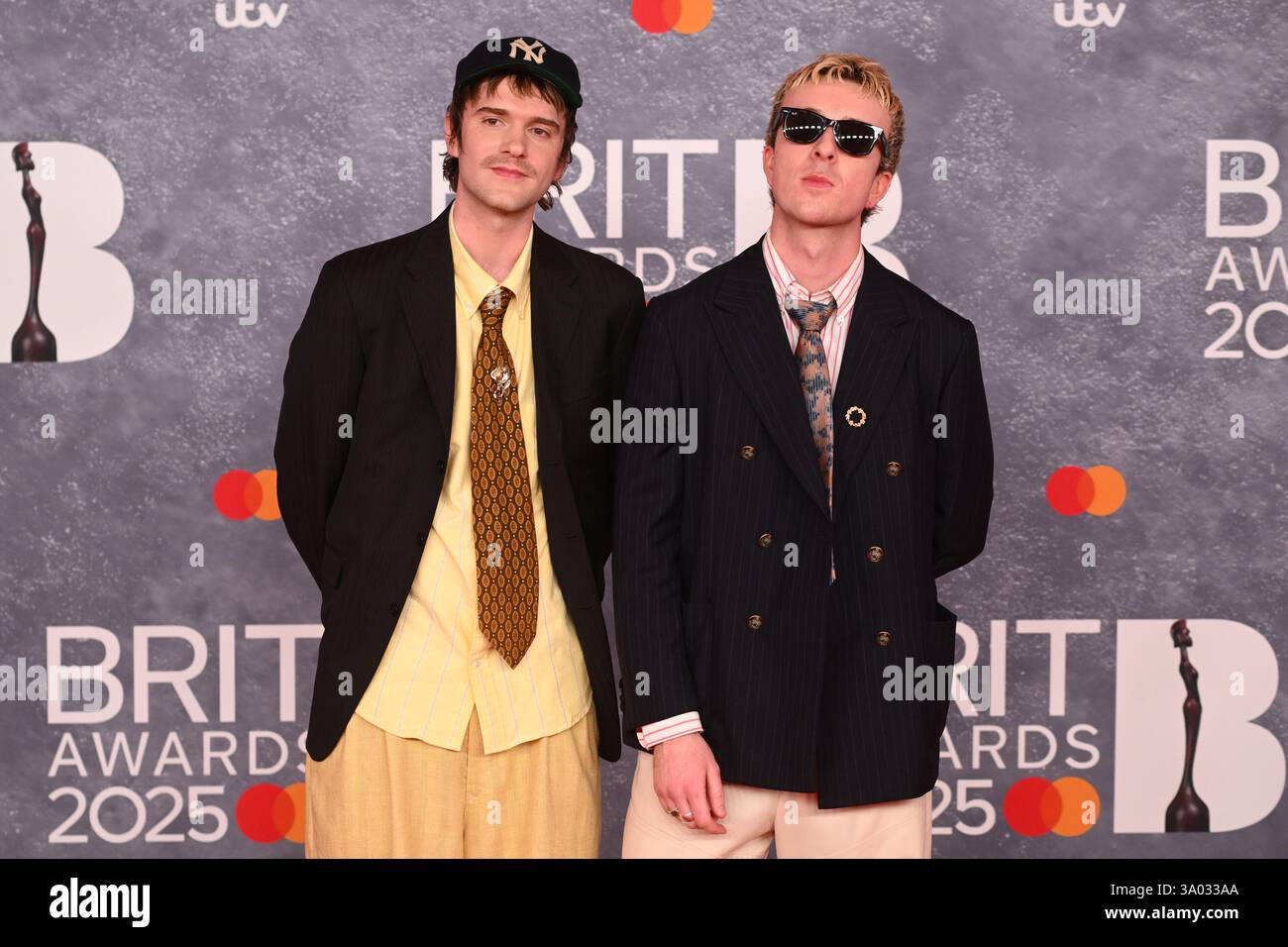 London, UK. 1 March 2025. Scott Verrill and Oli Fox arriving for The ...