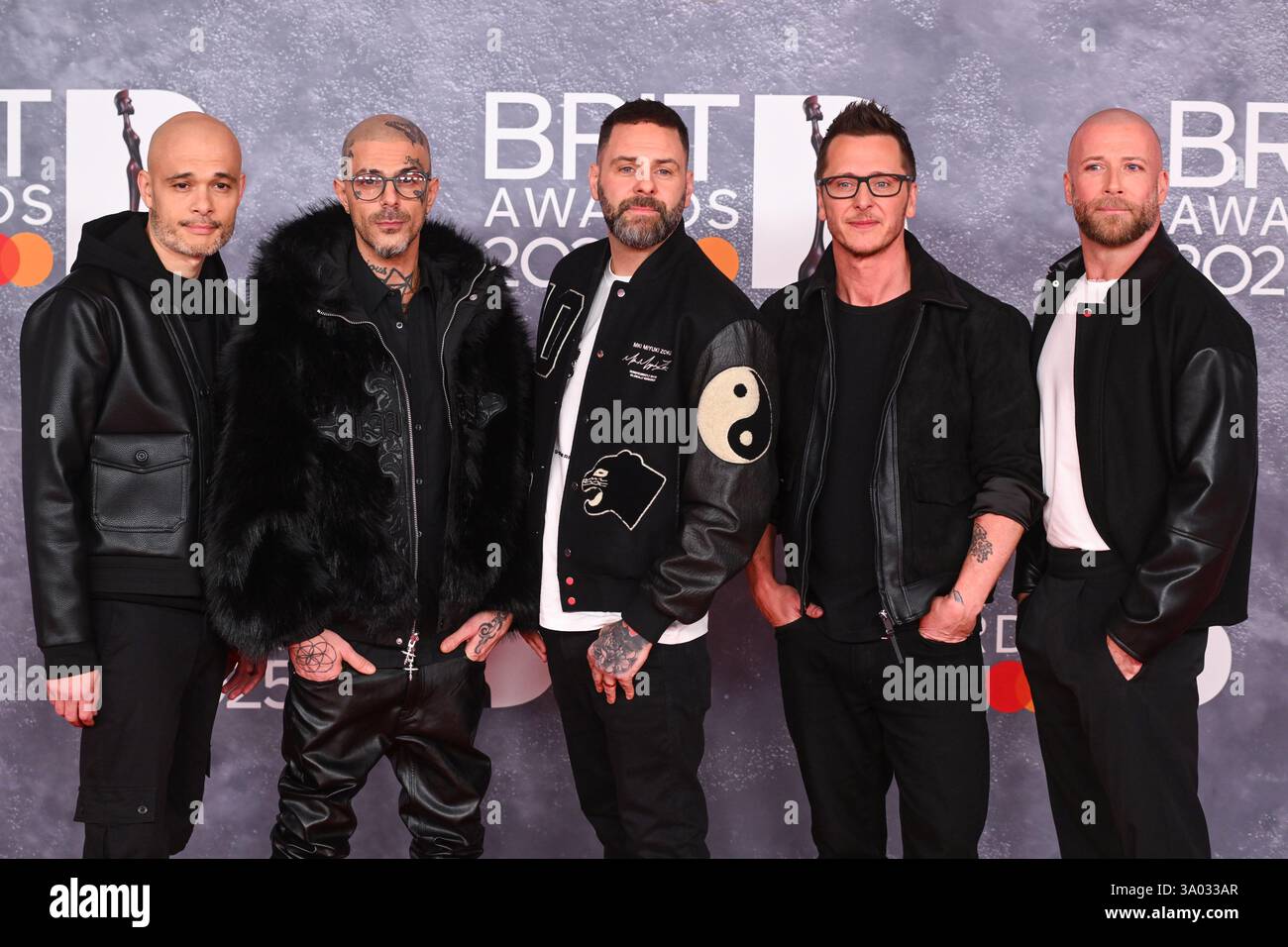 London, UK. 1 March 2025. Sean Conlon, Abz Love, Scott Robinson, Ritchie Neville, and Jason "J ...