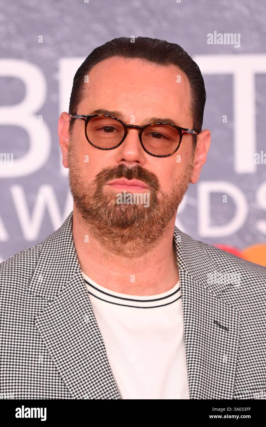 London, UK. 1 March 2025. Danny Dyer arriving for The BRIT Awards 2025 at London's O2 Arena ...