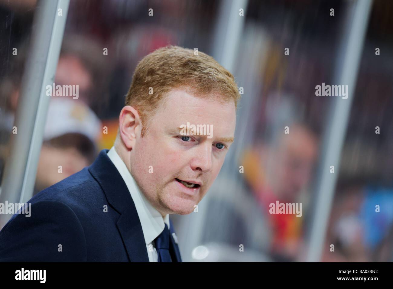 Duesseldorf, Germany. 02nd Mar, 2025. Ice hockey: DEL, Düsseldorfer EG ...