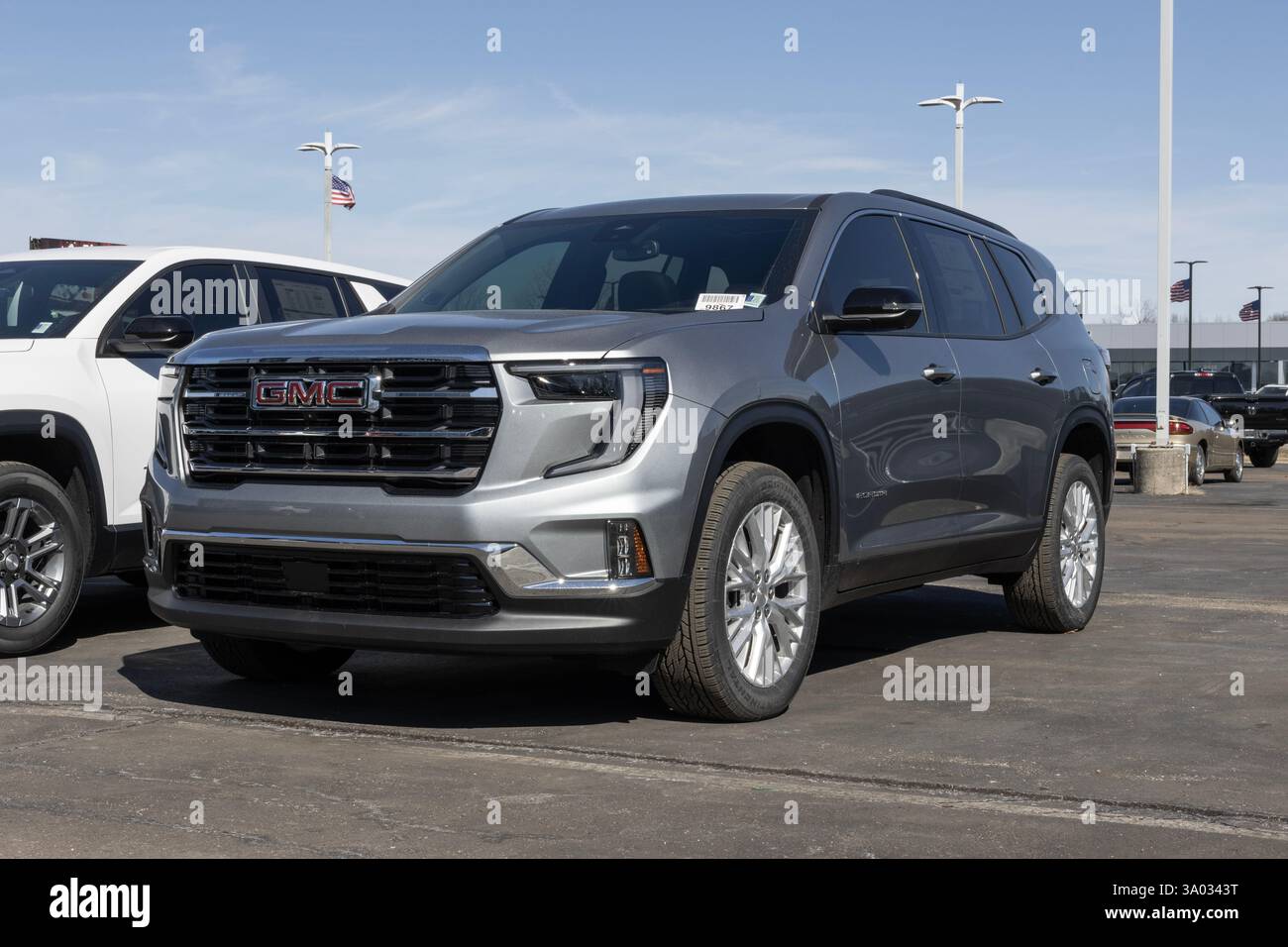 Southport - February 28, 2025: GMC Acadia Elevation AWD SUV display ...