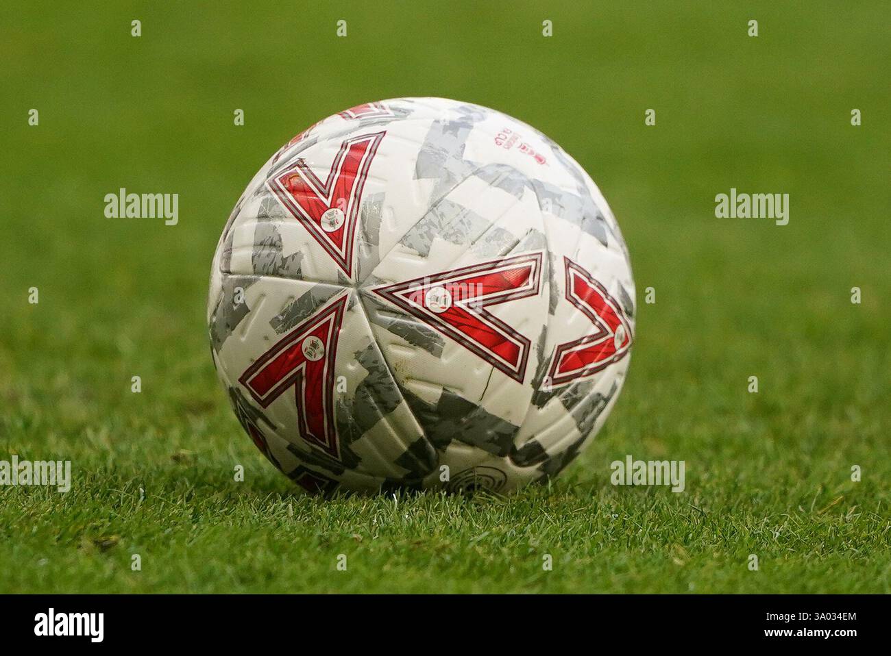 The Mitre FA Cup match ball during the Emirates FA Cup fifth round ...