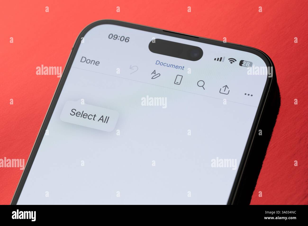New York, USA - February 24, 2025: Creating new document in office word ...