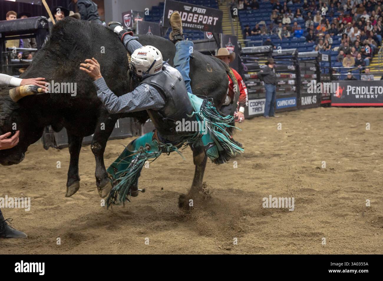 Bridgeport, United States. 01st Mar, 2025. Jake Morinec rides Chainsaw ...