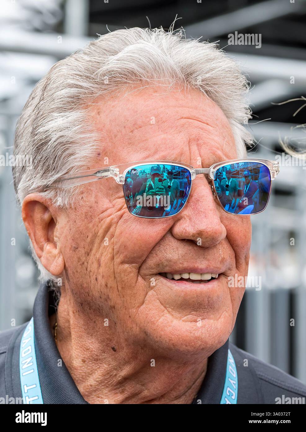 Mar 01, 2025-St. Petersburg, FL; Hall of fame driver, Mario Andretti ...
