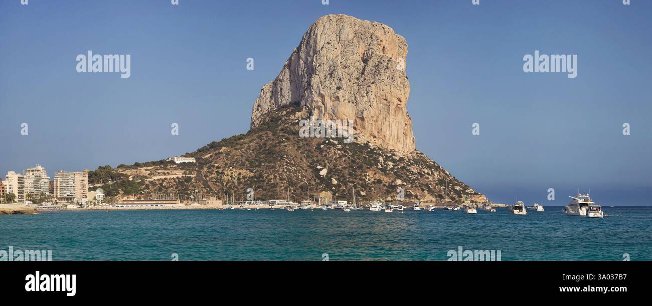 Calp spain landmark rock hi-res stock photography and images - Alamy