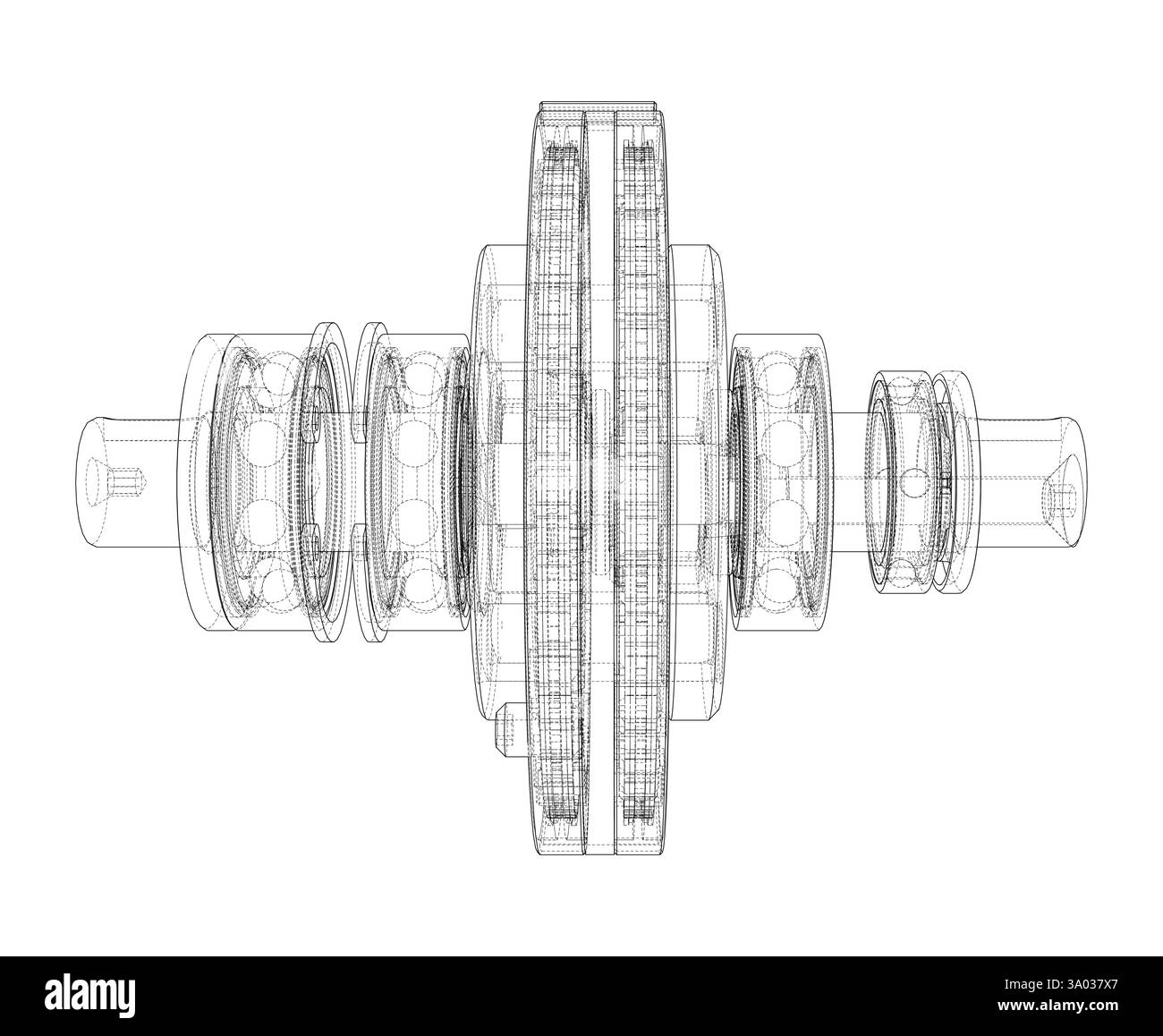 Wave Reducer. Vector illustration, 3d render Stock Vector Image & Art ...