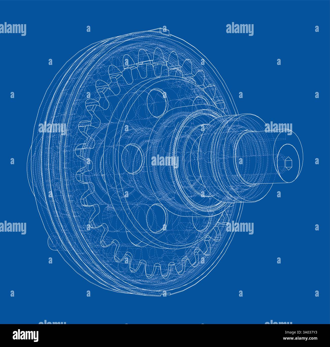 Wave Reducer. Vector illustration, 3d render Stock Vector Image & Art ...